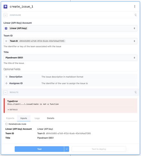 Bug Linear Oauth And Linear Api Create Issue Throw Error Thisclientissuecreate