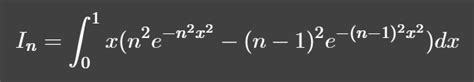 Solved We Show That The Integral Of An Infinite Sum Is Not Chegg Com