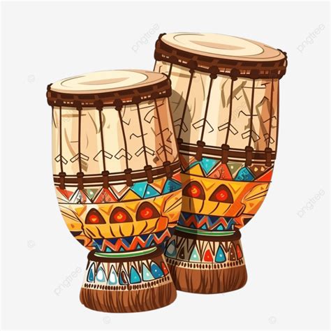 African Ethnic Conga Bongos Salsa Drums Acoustic Africa African Png