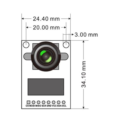 5mp ov5642 mini spi camera module for raspberry pi pico the pi hut