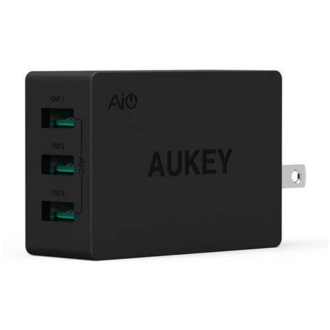 Aukey Multi Ports Usb Charging Station Wall Charger W Usb Ports Charger Adapter V A With