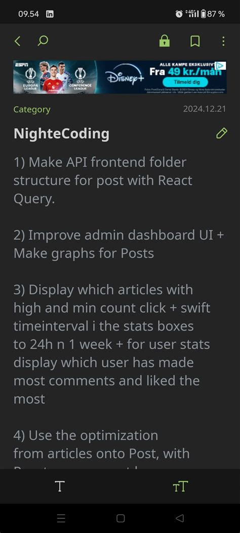 Jannick Pedersen On Linkedin Development Progress Littlesteps Notes Deployment Liveserver