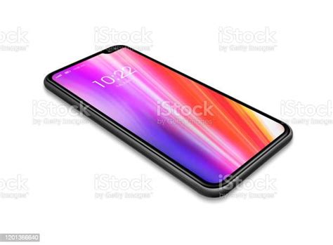 흰색에 고립 된 모든 화면 다채로운 스마트 폰 모형 3d 렌더링 스마트폰에 대한 스톡 사진 및 기타 이미지 스마트폰 컷아웃