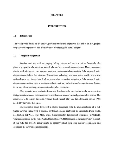 Chapter 1 Pdf Power Inverter Solar Power