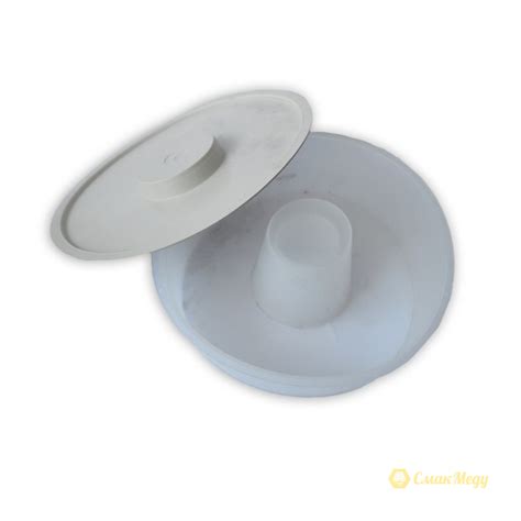 Кормушка для пчел потолочная круглая пластиковая 2,4 литра