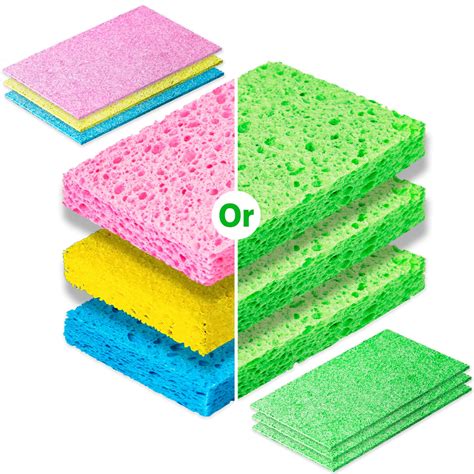 Magic Eco Friendly Compressed Cellulose Sponge Kitchen Dish Washing Cleaning Sponge
