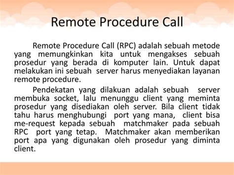 sister 04 remote procedure call rpc ppt