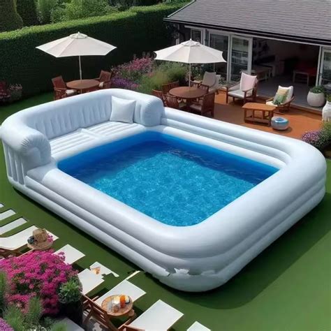 16ft Inflatable Sofa Pool For Adults Large Swimming Pool With Seats Got Inflatables