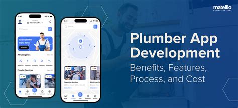 Plumber App Development Benefits Features Process And Cost Matellio Inc