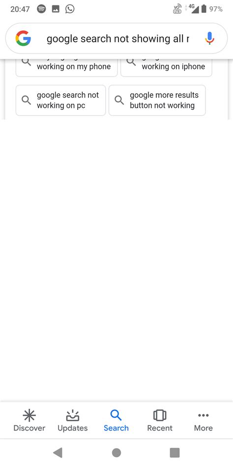 Search Glitch In Google App Keeps Page From Fully Rendering DeviceDaily
