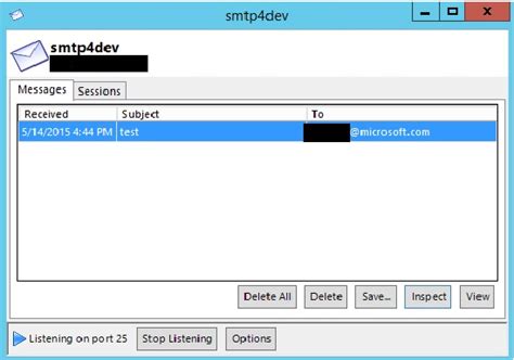 Isolate Issues Related To E Mail Not Sending From Dynamics Ax 2012 Using The Smtp4dev Tool