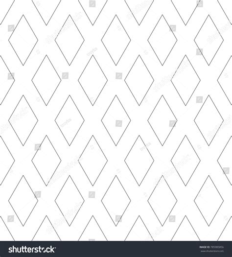 Seamless Diamonds Pattern Geometric Texture Vector Stock Vector