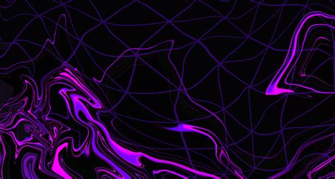 검은 배경에 유동 네온 보라색 분홍색 물결 추상 액체 라인 글리치 아트 트리피 디지털 화면 축하 배경 왕실 배너 템플렛 고급스러운 질감 Vr 메타버스 카드 보라색 Vr 검은
