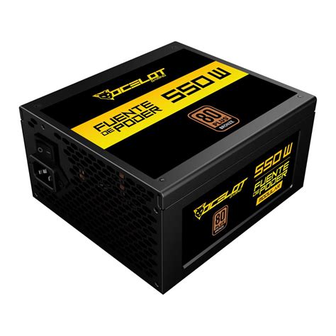 Fuente De Poder Ocelot Gaming OGPS500M De 550W ATX Modular 80 Bronze Dicom Mx