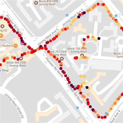Noise Maps For Five Residential Neighborhoods In Singapore Download