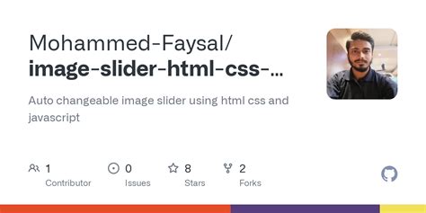 Image Slider Html Css Javascriptindexhtml At Main · Mohammed Faysal