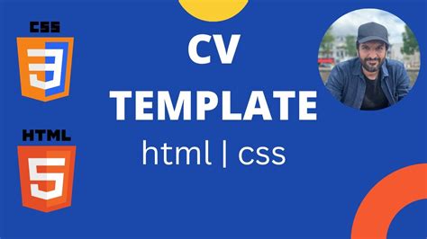 CV Template Using HTML CSS For Beginners YouTube