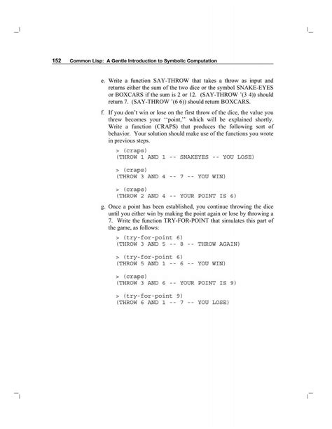 152 Common Lisp A