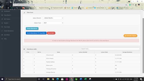 Github Dharmikjoshi Is Star Student Attendance Management