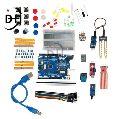 Basic Starter Kit For Arduino Uno Set R3 Diy Kit With Components