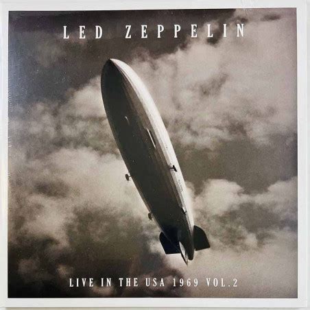 Led Zeppelin Live In The Usa 1969 Vol2 Vinyl Lp