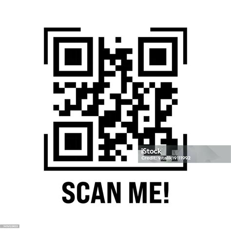 Scannen Sie Mich Qrcodesymbol Stock Vektor Art Und Mehr Bilder Von Bezahlen Bezahlen Code