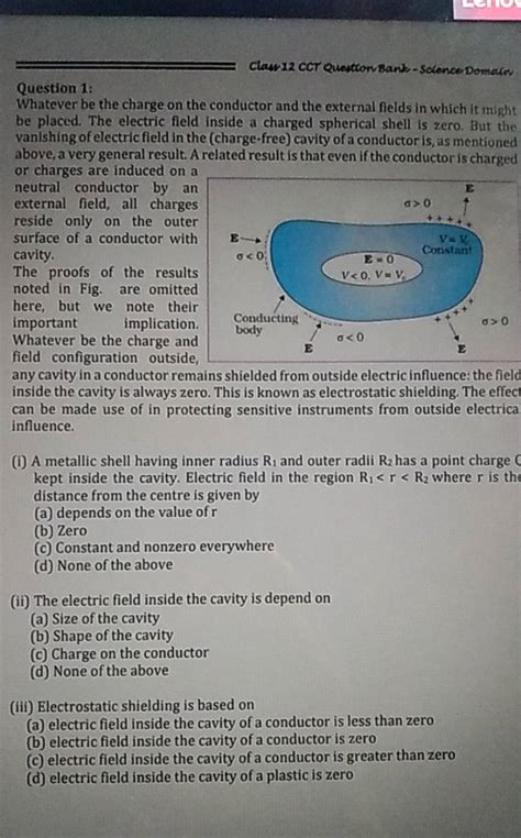 Electrostatic Shielding Is Based On Filo