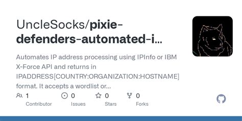 Github Unclesocks Pixie Defenders Automated Ip Address Workflow Automates Ip Address