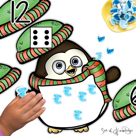 Number Sense Games Penguin Counting Cards