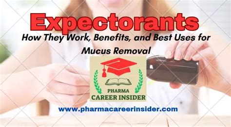 Expectorants How They Work Benefits And Best Uses For Mucus Removal