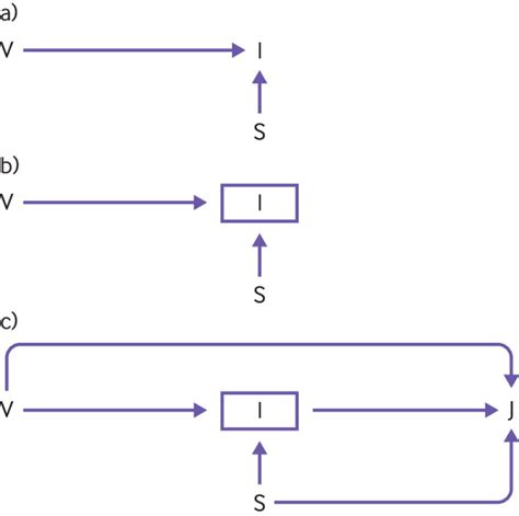 Three Types Of Causal Graphs Iinfection Jfourth Variable