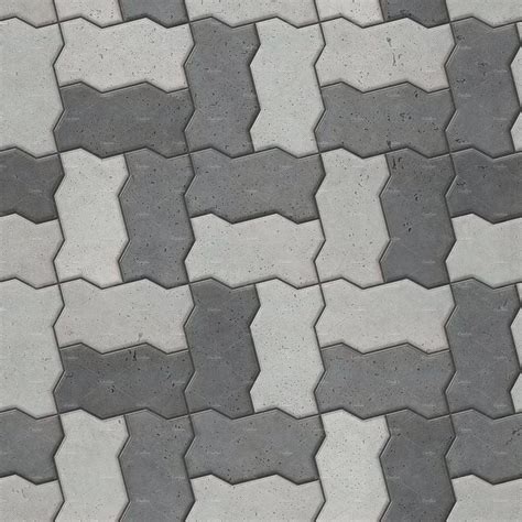 Interlocking Paving Seamless Texture