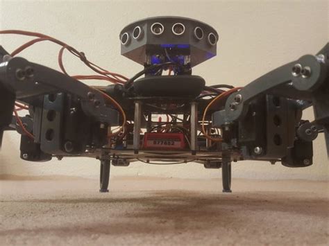 hexapod using inverse kinematics with a raspberry pi 3 brain