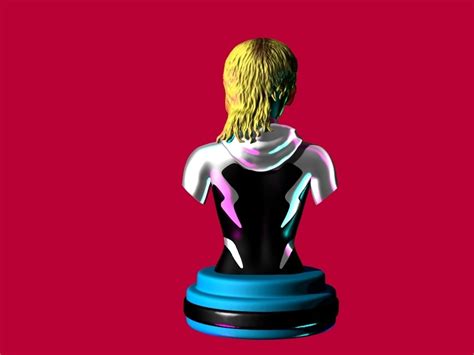 Stl File Gwen Spidergwen Miles Morales Bust・3d Print Model To Download