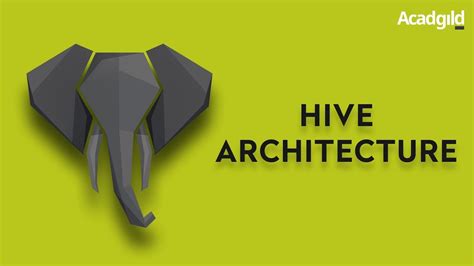 Hive Architecture Explained Hive Architecture Tutorial Big Data