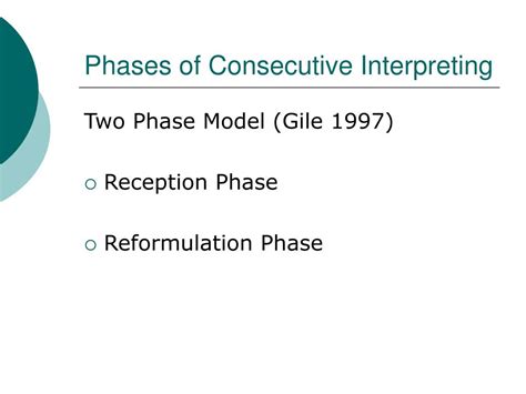 Ppt Consecutive Interpreting I General Seminars Powerpoint