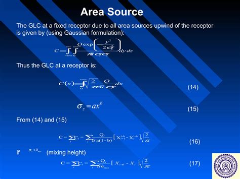 Air Pollution Dispersion Modelling P Goyal Centre For Atmospheric