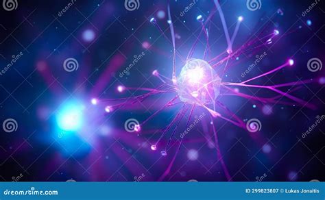 Neuromodulators Are A Subset Of Neurotransmitter Neurones Or Nerve Cells Of The Brain Stock