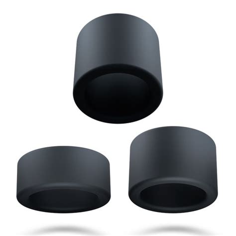 Eden 3 Piece Silicone Cock Ring Set Super Stretchy Stamina Support