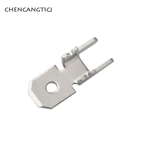 100 Pcs Pcb Splice Terminal Lug Tin Plating Brass Crimp Terminals Soldering Circuit Board