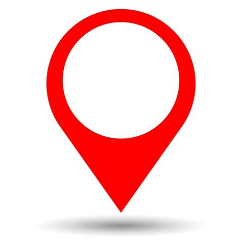 Red Pointer Vector Icon Isolated On A White Background 8468788 Vector Art At Vecteezy