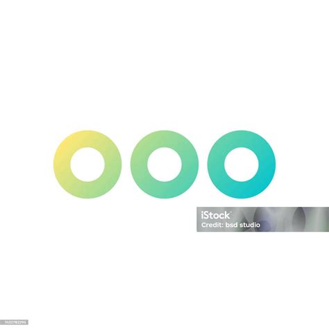 More Options Button Pixel Perfect Gradient Linear Ui Icon Stock Illustration Download Image