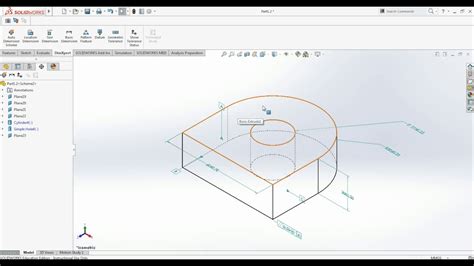 How To Apply Geometric Dimensioning And Tolerancing To 3d Model And 2d Drawing Solidworks Youtube