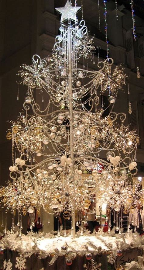 Elegant Crystal Christmas Tree By Shelley Árvore De Natal De Luxo