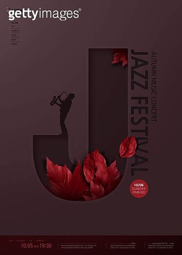 그래픽이미지 Computer Graphics 편집디자인 포스터 음악축제 엔터테인먼트이벤트 음악 클래식콘서트 공연예술 가을 악기 단풍나무 낙엽수