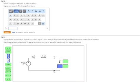 Solved Maximum Power Transfer Ac Learning Goal To Find Chegg Com