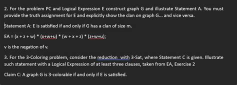 Solved Only The Answer To Question 3 Is Required Problem 2 Chegg Com