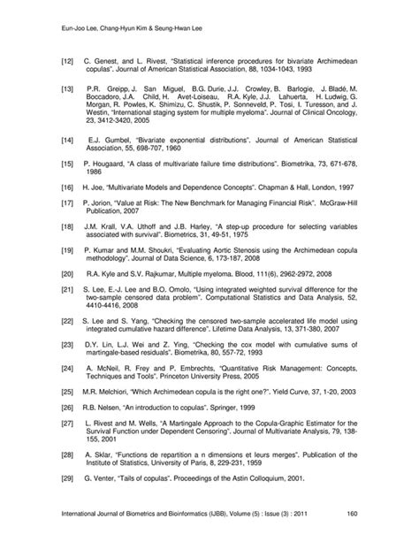 Life Expectancy Estimate With Bivariate Weibull Distribution Using Archimedean Copula Pdf