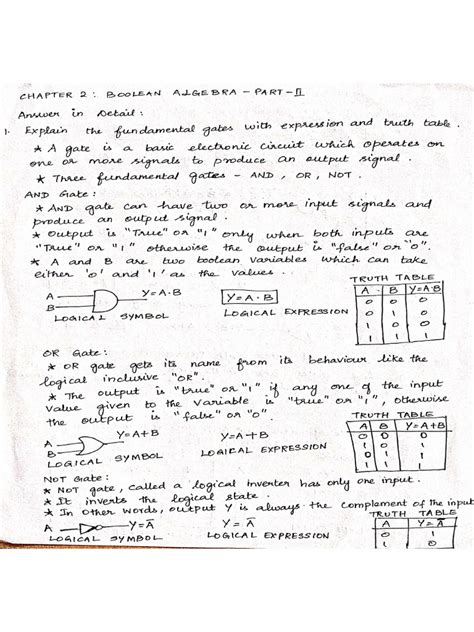 chapter 2 boolean algebra pdf
