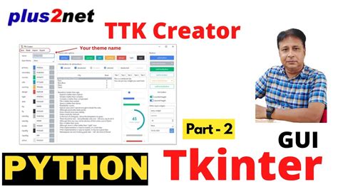 How To Use Ttk Creator To Build Custom Ttkbootstrap Themes Youtube